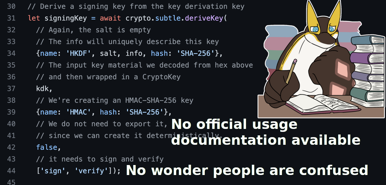 How to use HKDF to derive new keys